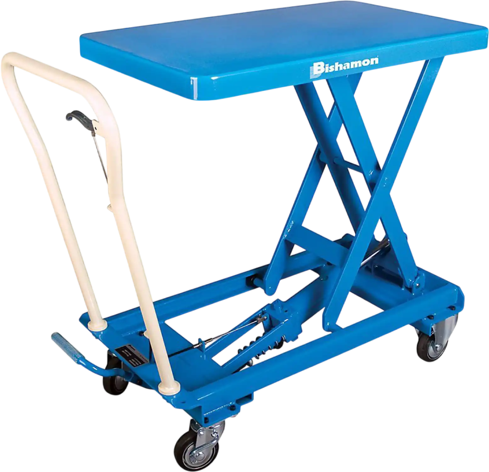 Bishamon BX-75 MobiLift Industrial Mobile Lift Table Manual 39.3" Max ...