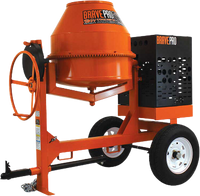 Brave Concrete Mixer 9 Cu. Ft. Steel Drum Honda GX270 BRPCM109H New ...