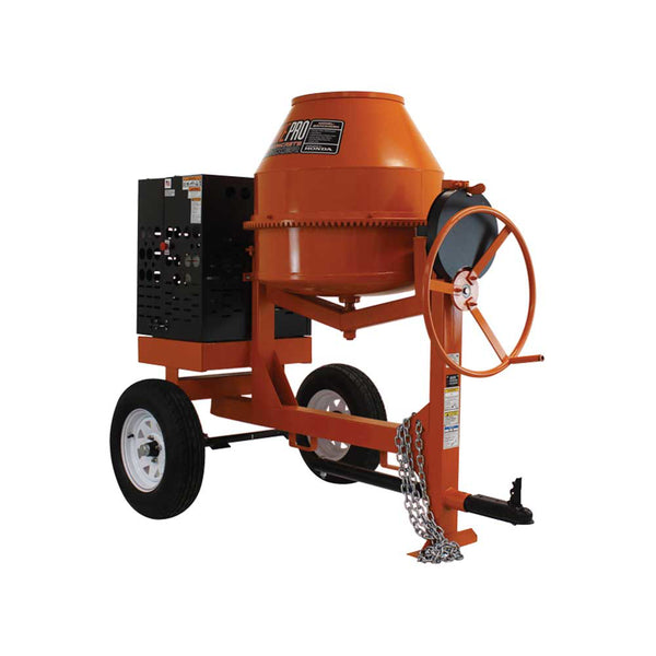 Brave Concrete Mixer 9 Cu. Ft. Steel Drum Honda GX270 BRPCM109H New ...