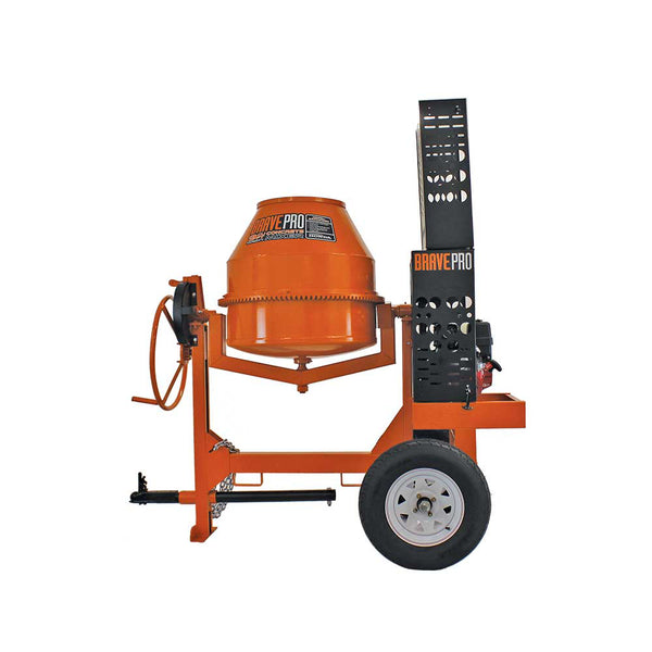 Brave Concrete Mixer 9 Cu. Ft. Steel Drum Honda GX270 BRPCM109H New ...