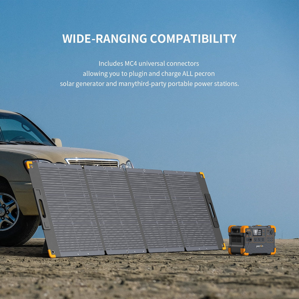 Pecron PV300 Solar Panel 300W Portable Waterproof IP67 New – FactoryPure