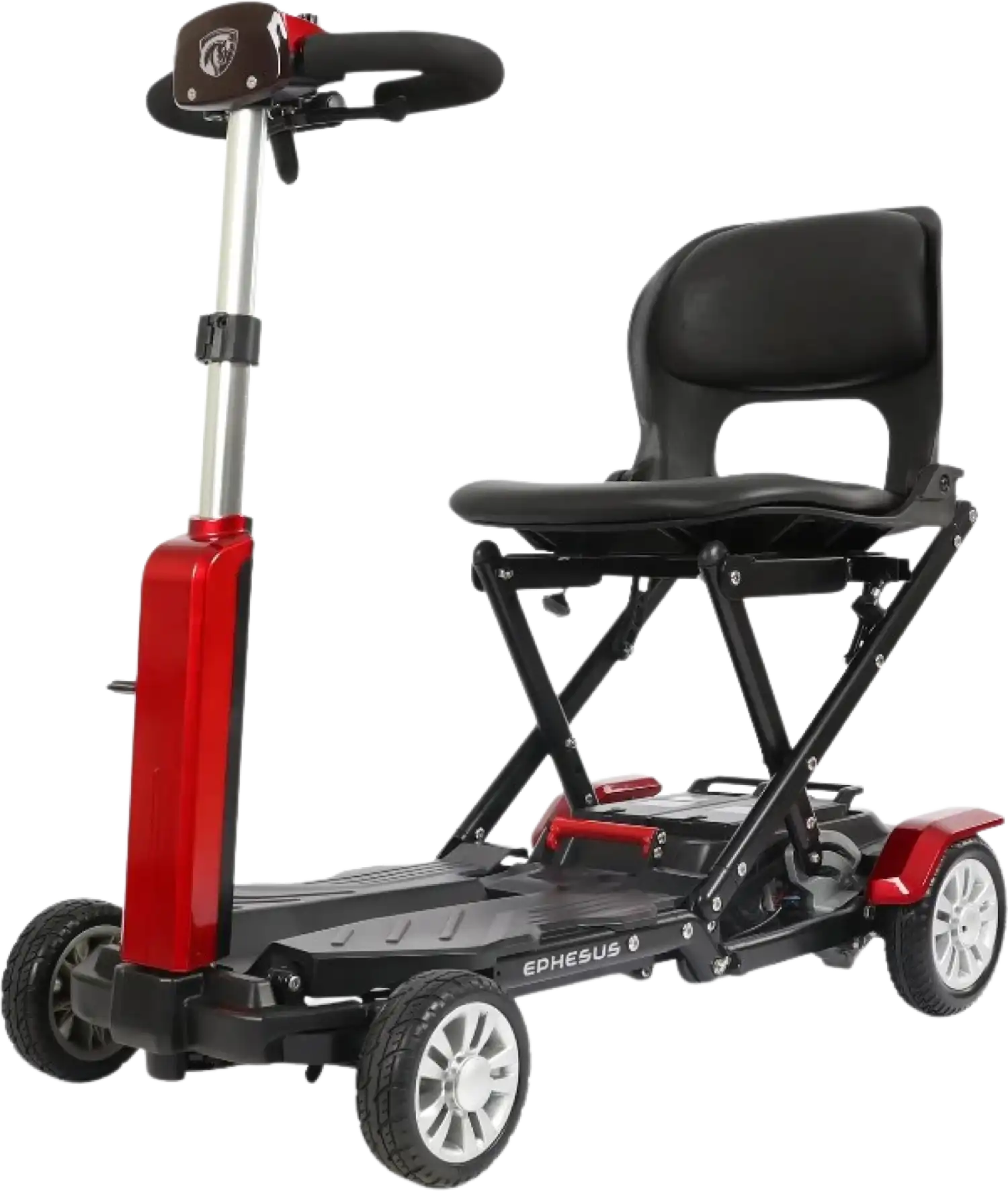 Ephesus S6 Mobility Scooter Auto Folding 4 Wheel 15.5 Mile Long Range ...