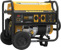 Firman P06701 Portable Generator 6700/8350 Watt 30 Amp 120/240V Recoil ...