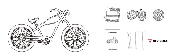 Revi Bikes Cheetah Plus E-Bike 48V 17.5AH 1000W 65 Mile Range 28 MPH N ...