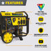 Champion 201169 6500W/8125W Generator Tri-Fuel Gas Propane Natural Gas ...