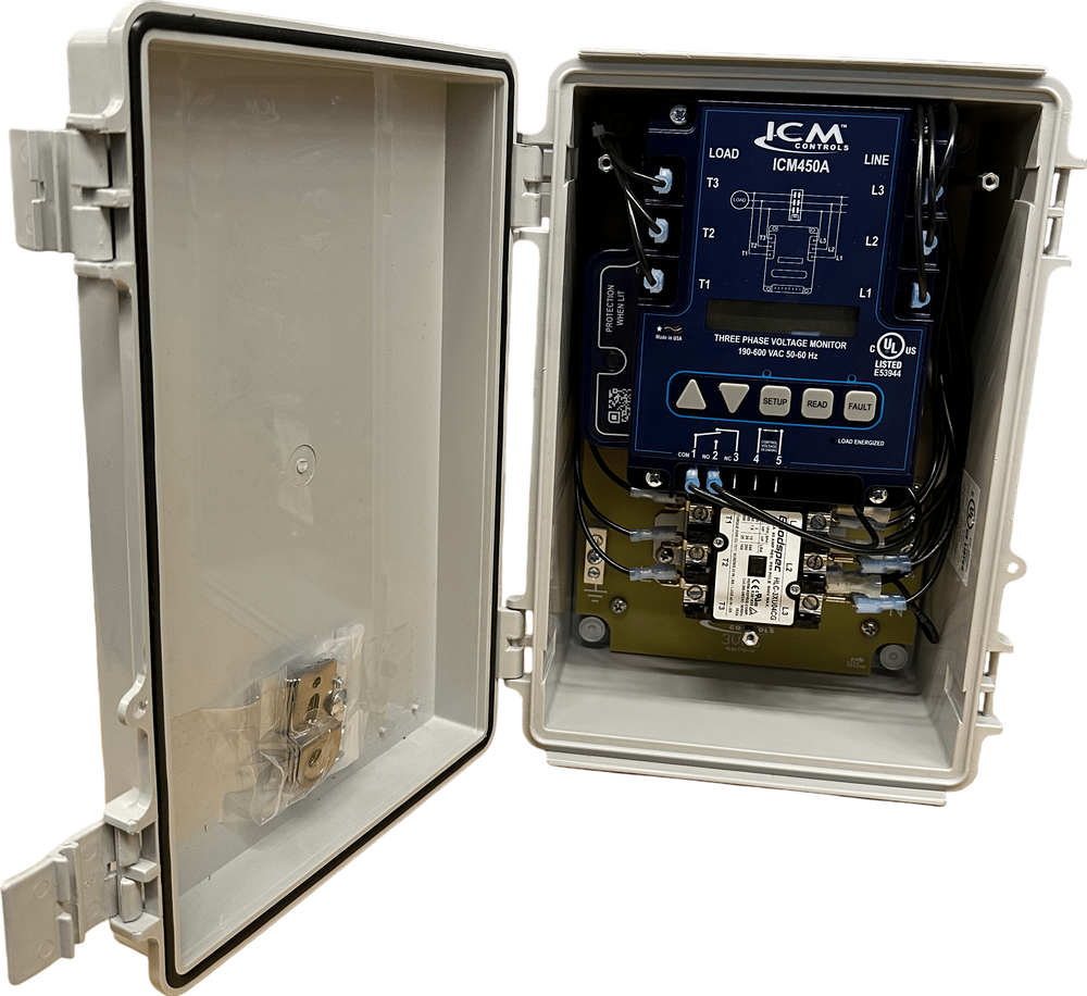 ICM Controls 3VMS 3-Phase Surge Protector and Voltage Monitor New ...