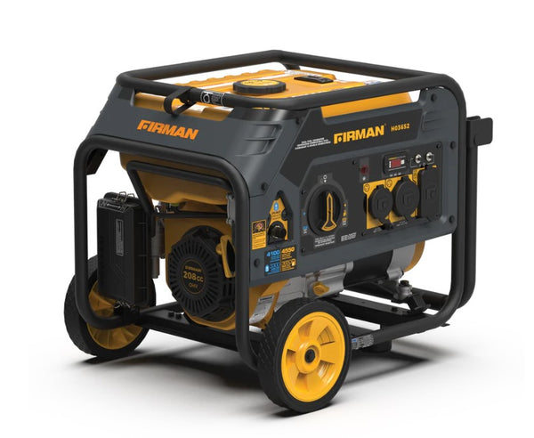 Firman H03652 Portable Generator 3650/4550 Watt 30 Amp 120V Dual Fuel ...