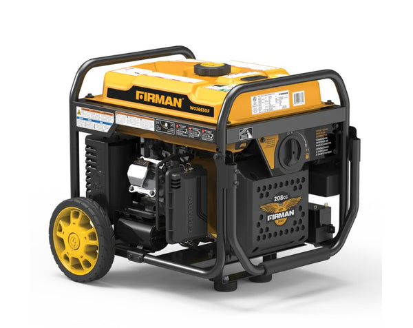 Firman W03663OF Generator 3650W/4200W 50 Amp Electric Start With CO Al ...