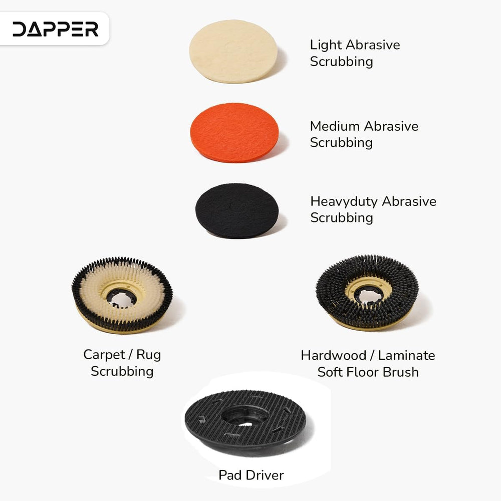 Dapper Supply Floor Buffer Polisher 17" Heavy-duty Multi-Purpose with – FactoryPure