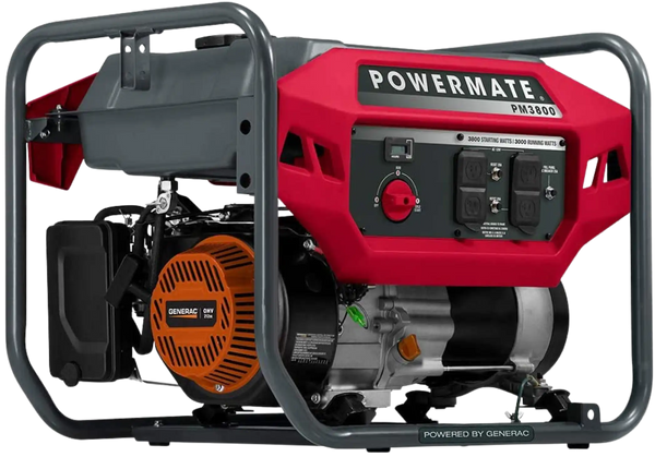 Generac/Powermate PM3800 3000W/3800W Gas Generator New – FactoryPure