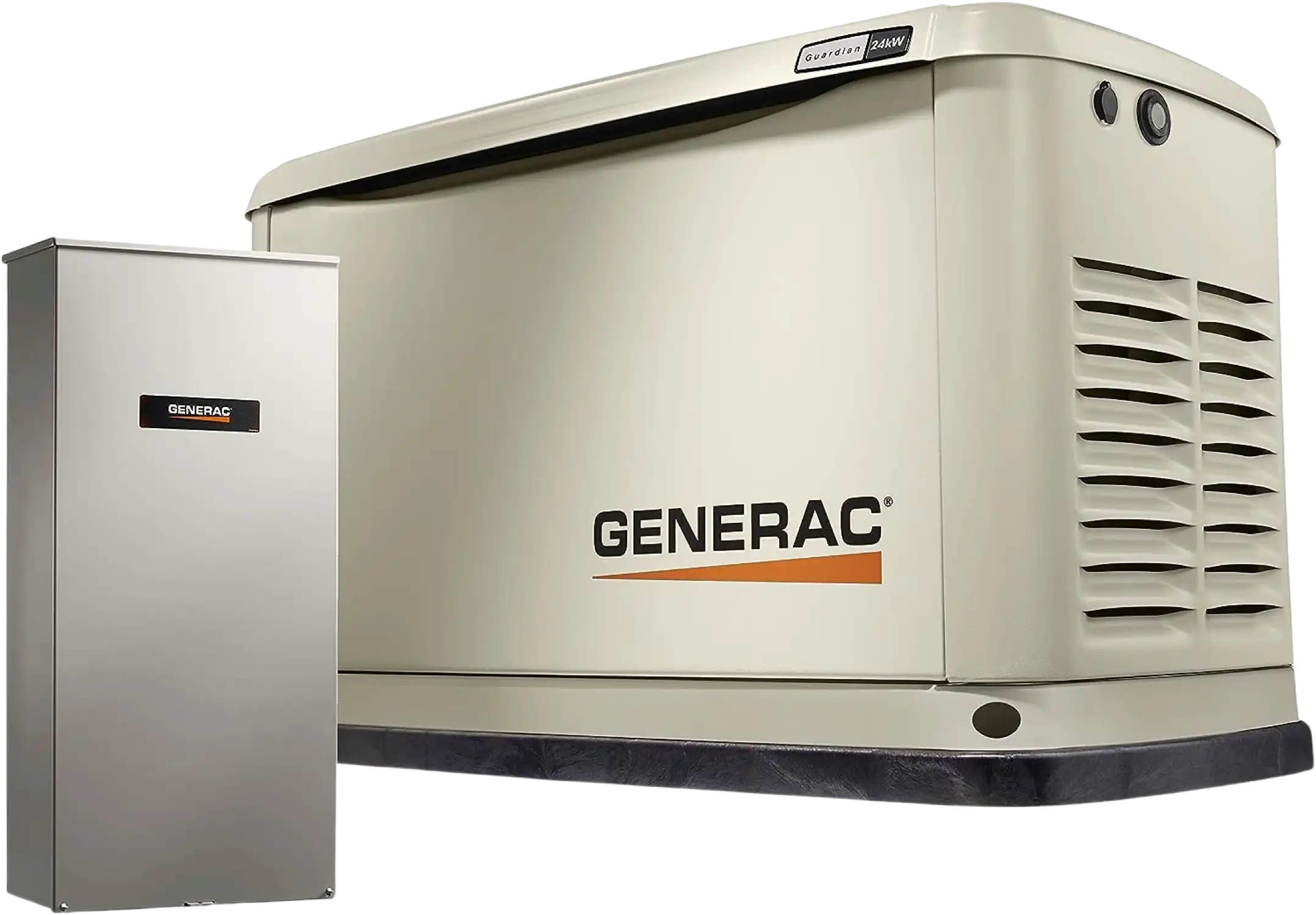 Generac 24kW Standby Generator Guardian WiFi w/ 200 Amp Automatic Tran ...