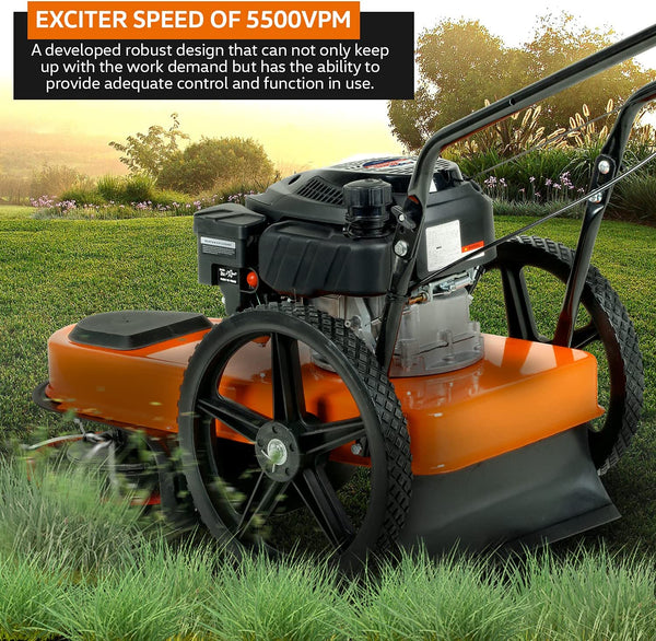 Super Handy GCAO009 Walk Behind String Trimmer 21" Cutting Diameter Ga ...
