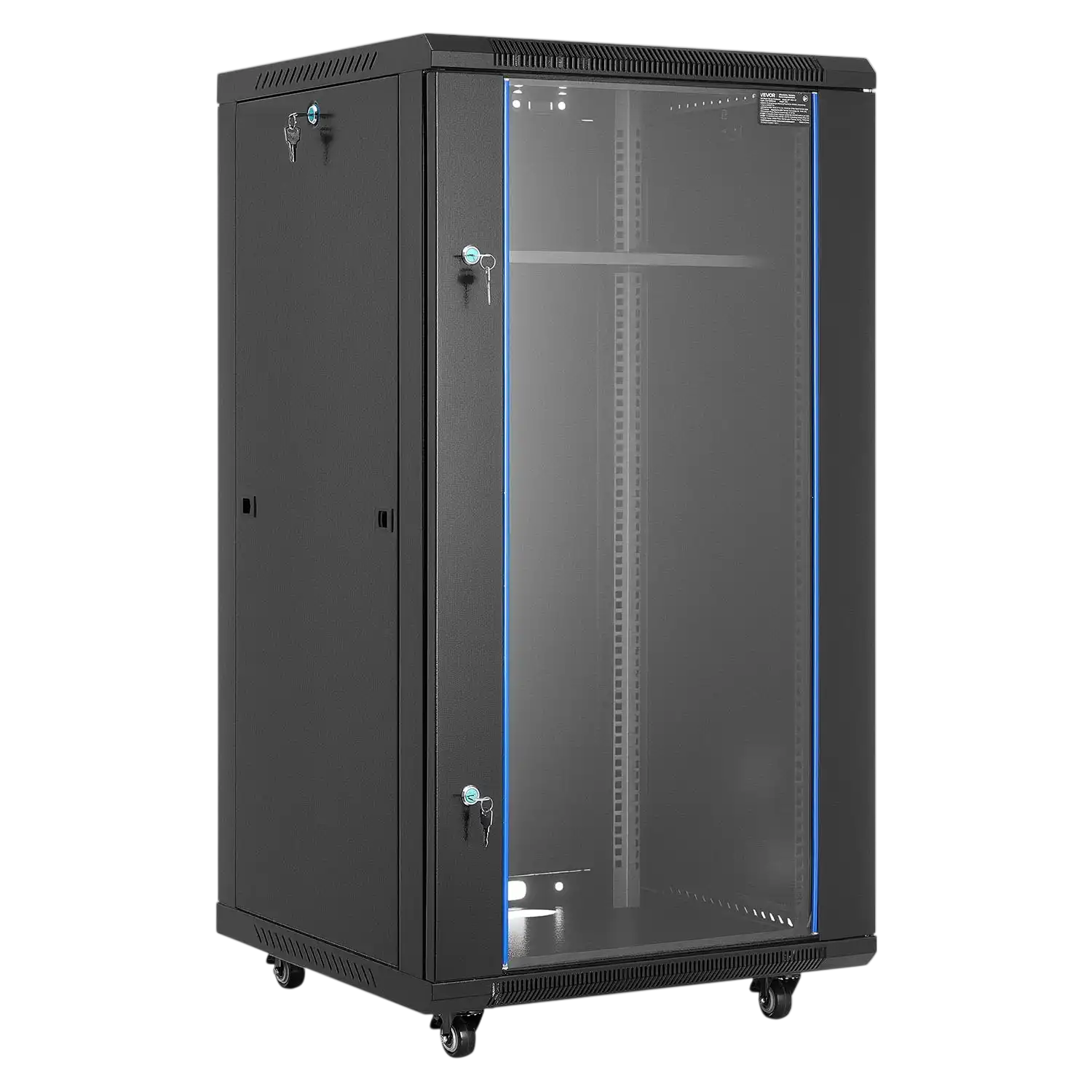 Vevor Network Cabinet 22U Server Rack Enclosure with Locking Door 23.6 ...