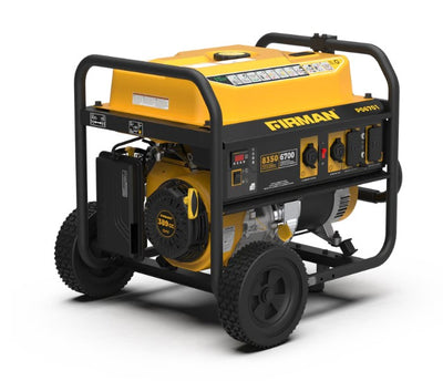 Firman P06701 Portable Generator 6700/8350 Watt 30 Amp 120/240V Recoil ...