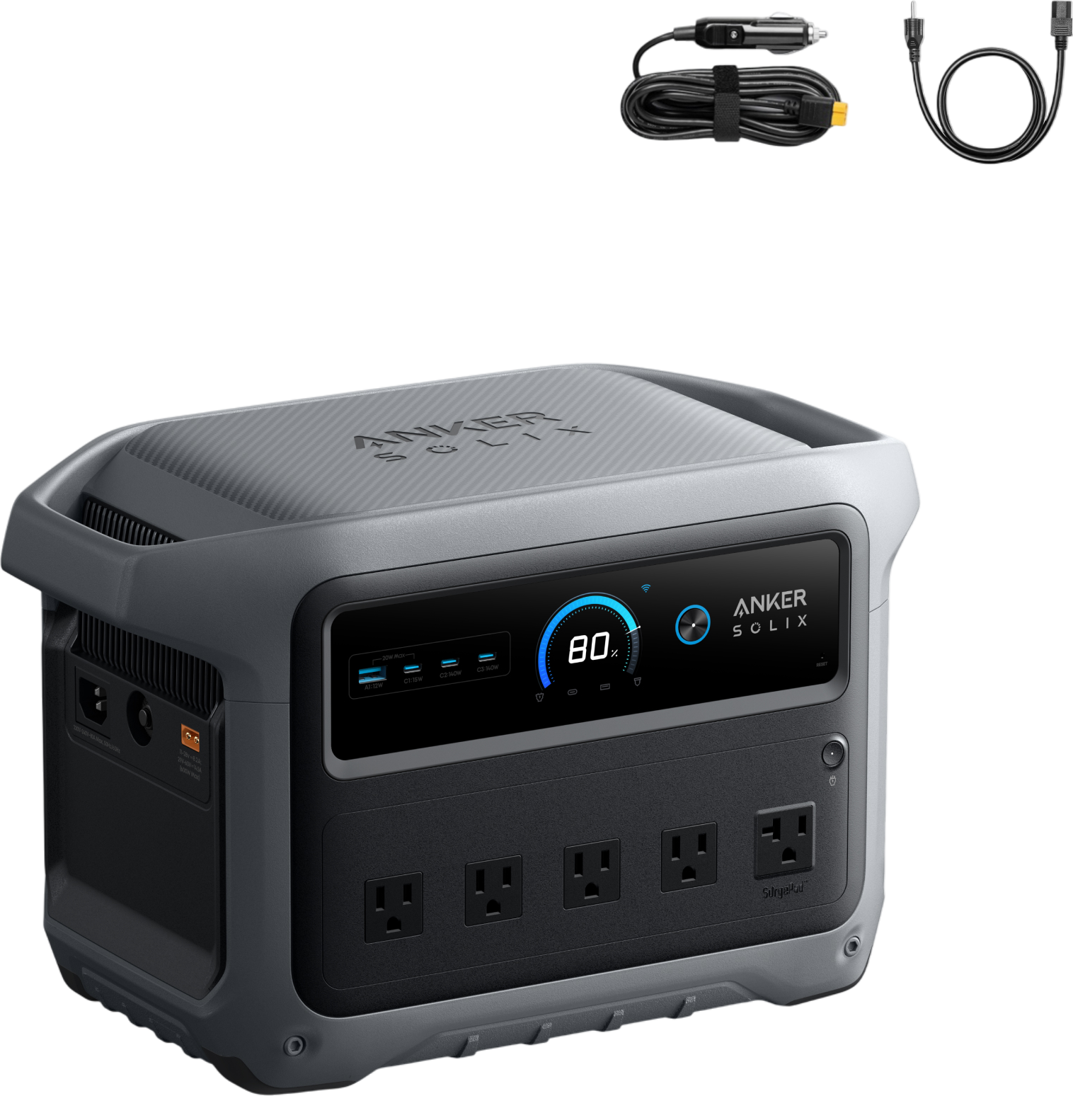 Anker SOLIX C1000 Gen 2 Portable Power Station 1024Wh 2000W LiFePO4 Ne ...