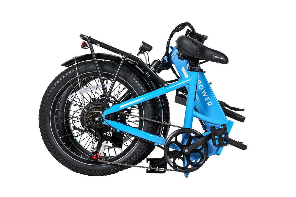 GoPowerBike GoPlus Electric Bike Foldable 500W 45 Mile Range 20 MPH Op – FactoryPure