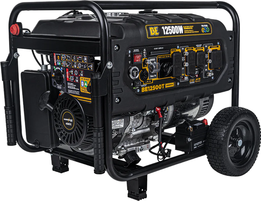 BE 9000W/12500W Generator Tri-Fuel Gas Propane Natural Gas Electric St ...