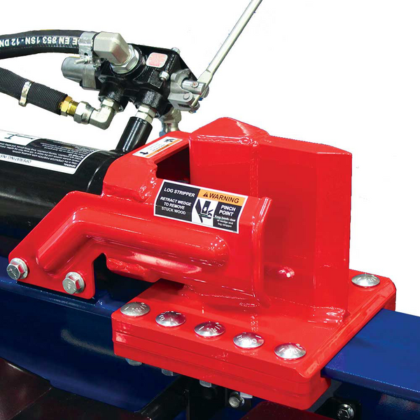 Iron and Oak Log Splitter 24-Ton Vertical/Horizontal Tow Behind Portab ...