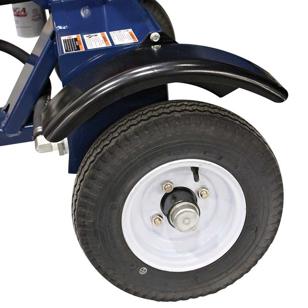 Iron and Oak Log Splitter 24-Ton Vertical/Horizontal Tow Behind Portab ...