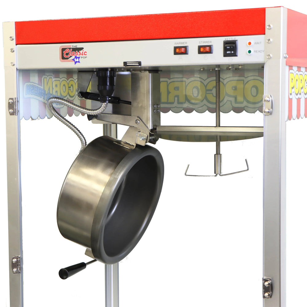 Paragon Classic Pop Commercial Popcorn Machine with 14 oz Kettle 1790W ...