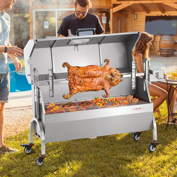 Vevor Spit Rotisserie BBQ Grill 46.6" 198 Lbs Capacity 52W Electric Ro ...