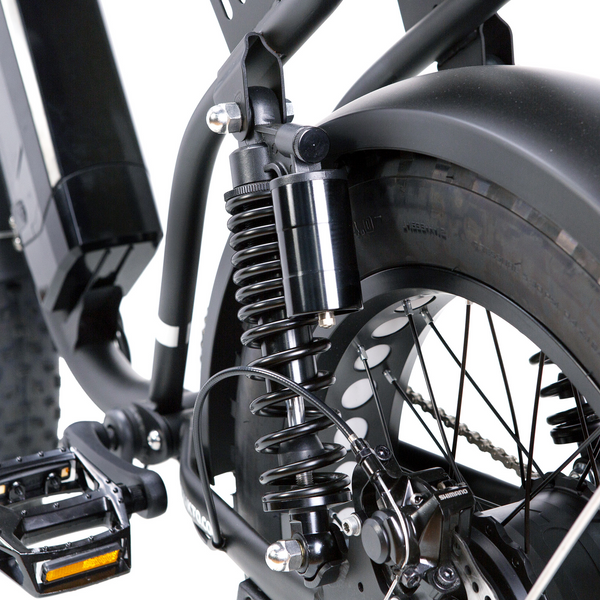 NAKTO F2 Fat Tire Electric Bicycle 6 Speed 20" 500W Motor with Peak 75 ...