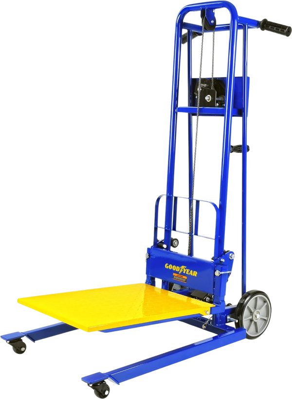 Goodyear GUO130 Manual Material Stacker Heavy Duty 330 lbs Maximum Cap ...