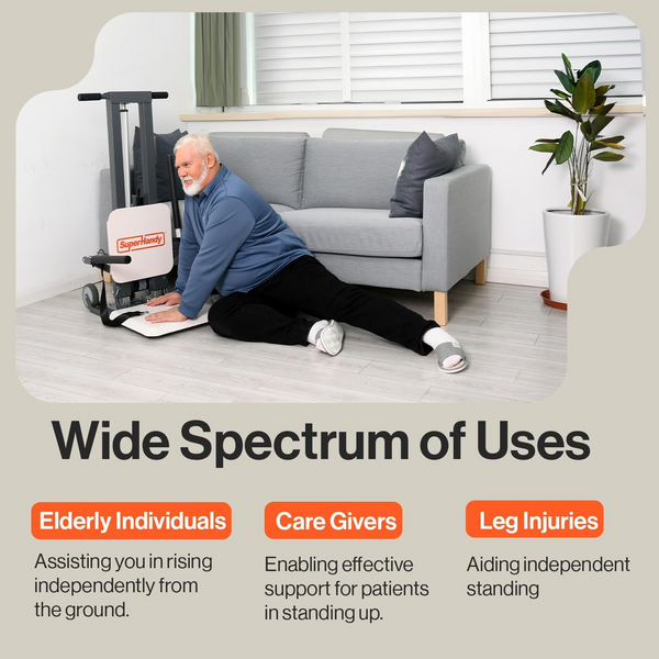 Super Handy GUT168 Electric Floor Lift 500 lbs Capacity Standing Aid P ...