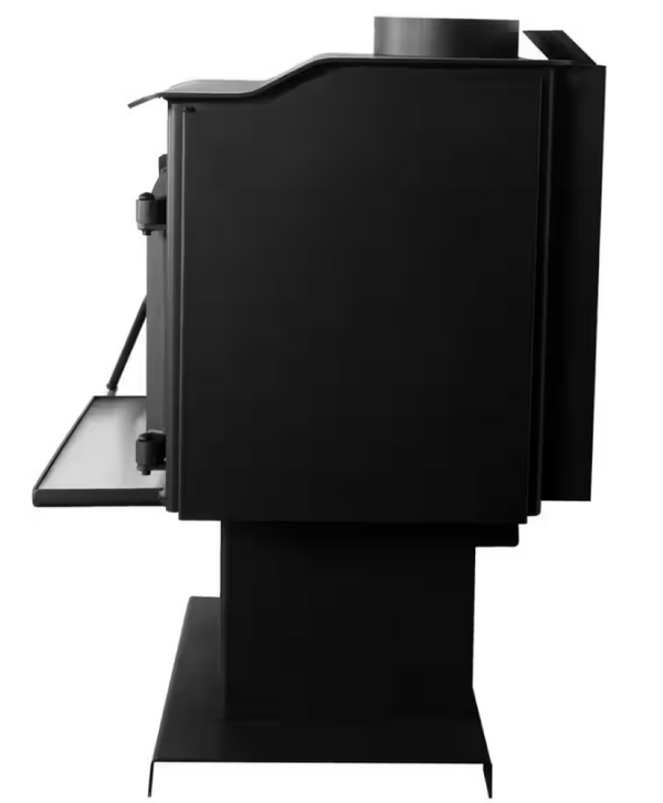 Pleasant Hearth HWS-1200-B Wood Burning Stove 1,200 Sq. Ft. 56,107 BTU ...