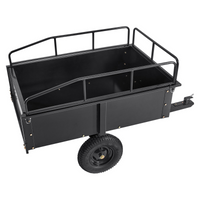 Vevor BTC002C ATV Dump Trailer Cart 750 lbs 15 cu. ft. Capacity Remova ...