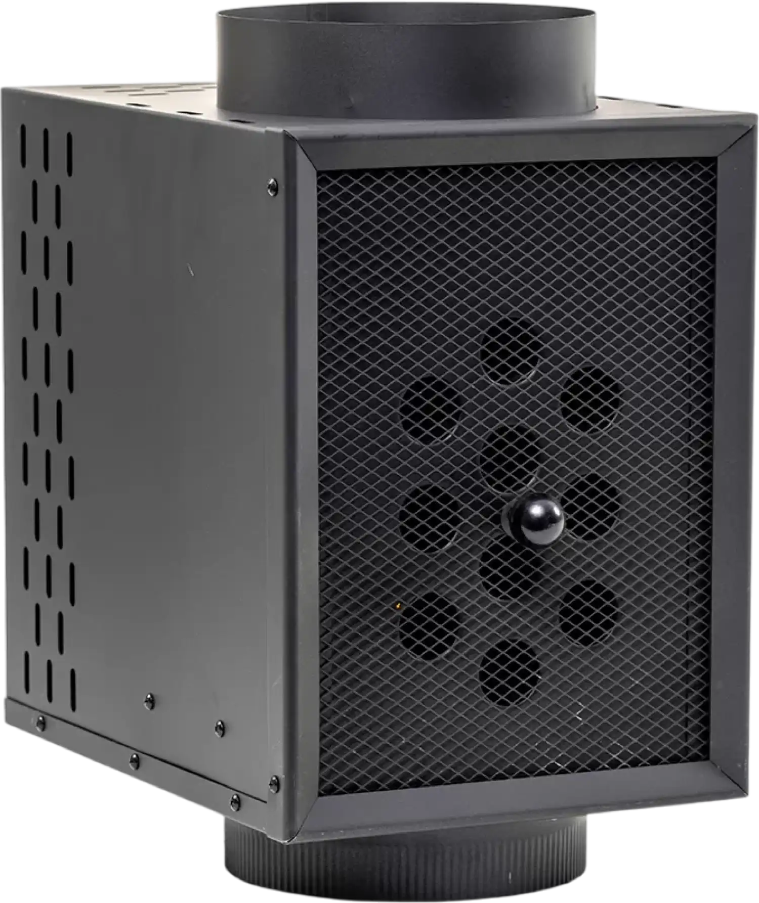 Miracle Heat Deluxe MHD6 Blower Reclaimer Fits 6" Flue for Wood Stoves ...