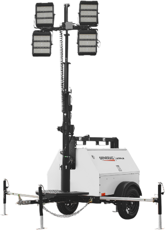 Generac Mobile Light Tower 6kW Diesel Vertical 320W LED with Kubota En ...