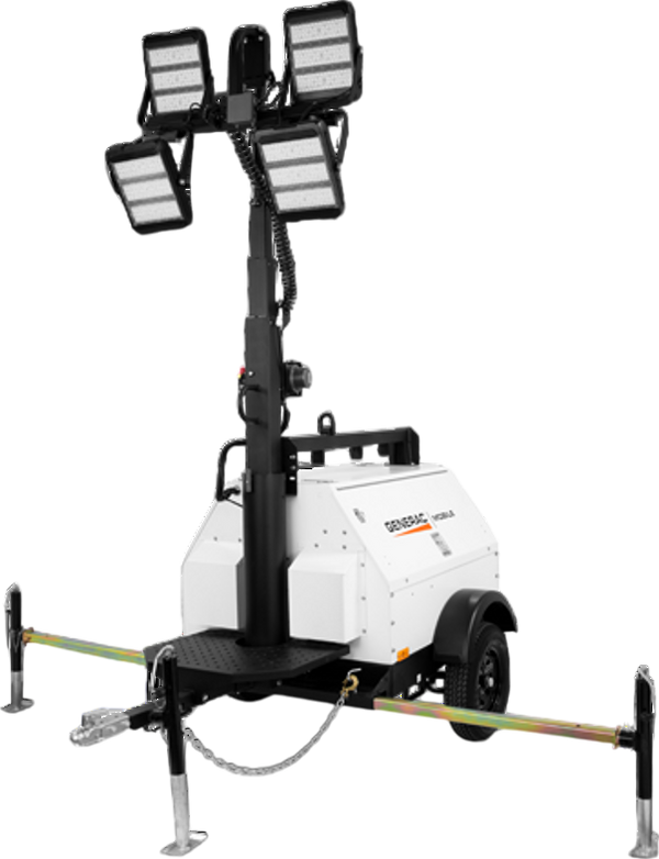 Generac Mobile Light Tower 8kW Diesel Vertical 320W LED with Kubota En ...