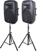 Proreck PARTY-15 PA Speaker System 2000W 2-Way Combo Speakers and 15 ...