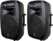 Proreck PARTY-15 PA Speaker System 2000W 2-Way Combo Speakers and 15 ...