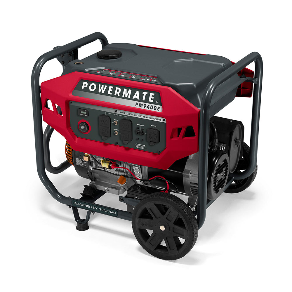 Generac/Powermate PM9400E Generator 7500W/9400W Gas Electric Start New ...