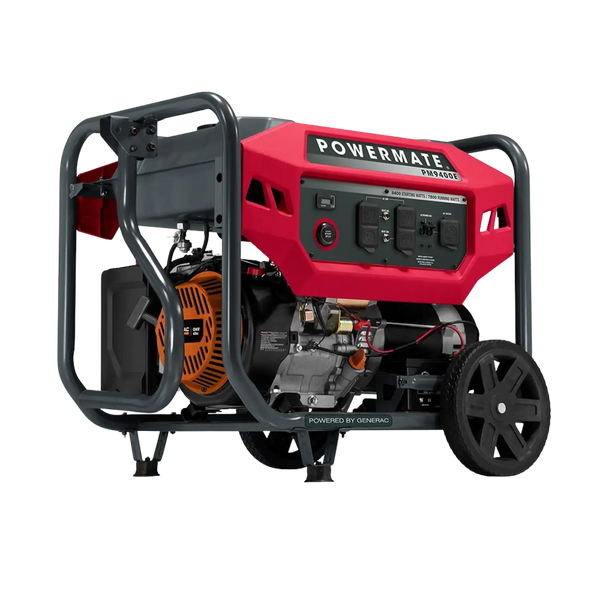 Generac/Powermate PM9400E Generator 7500W/9400W Gas Electric Start New ...