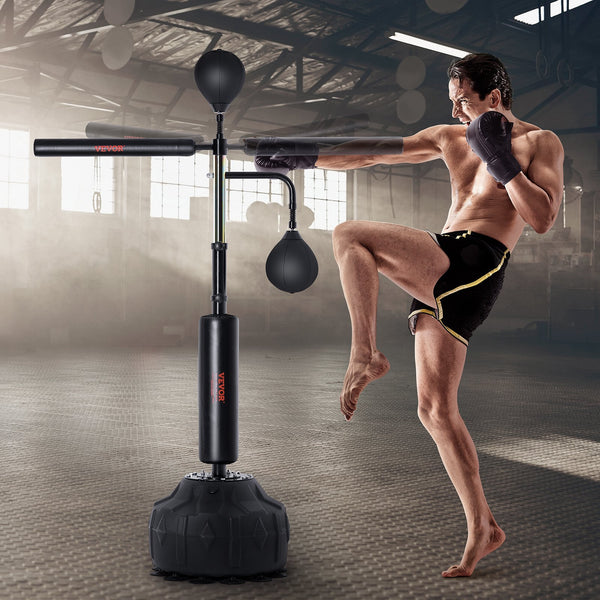 Vevor Boxing Speed Trainer Height Adjustable Reflex Punching Bag with ...
