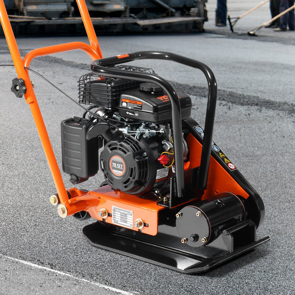Vevor Plate Compactor Forward 18.7" x 11.8" 2.8 HP 78.5cc Gas 5250 VPM ...