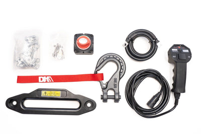 DK2 S12000-SR Electric Winch 12,000 lbs. 4 x 4 with Synthetic Rope New ...