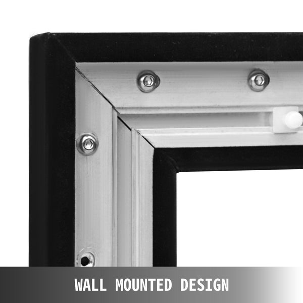 Vevor Projector Screen 130" Fixed Aluminum Frame 16:9 4K HD Wall Mount ...