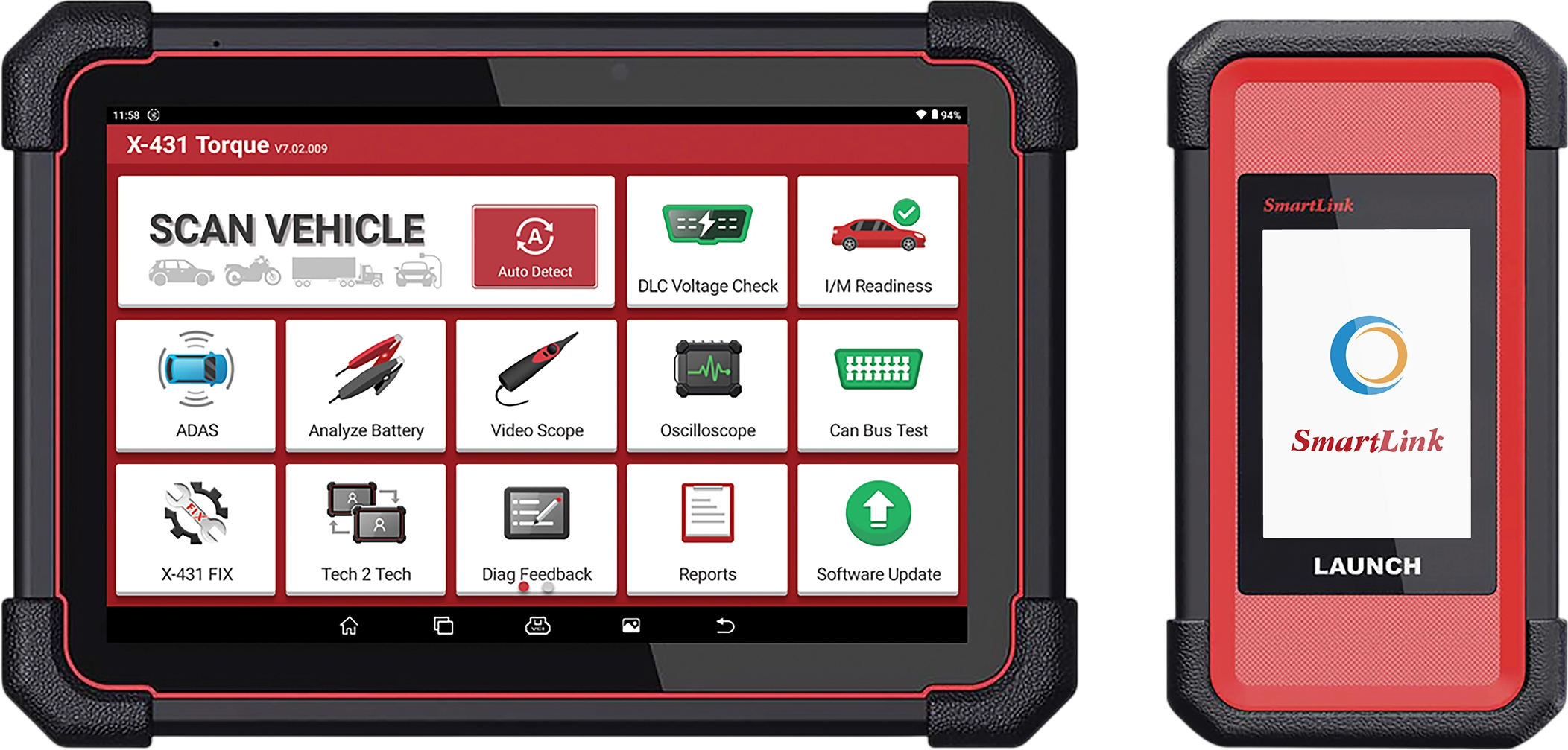 Launch Tech X-431 Torque Link Vehicle Diagnostic Tool New – FactoryPure