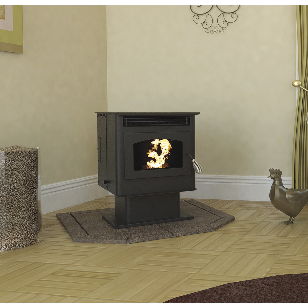 US Stove 5040 Pellet Stove 1,800 sq. ft. New – FactoryPure