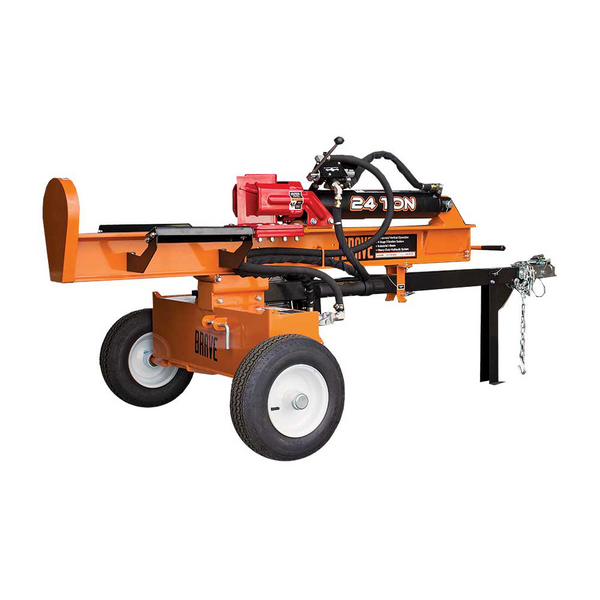 Brave Tow Behind Log Splitter 24-Ton Vertical/Horizontal Portable Gas ...