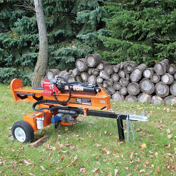 Brave Tow Behind Log Splitter 37-Ton Vertical/Horizontal Portable Gas ...