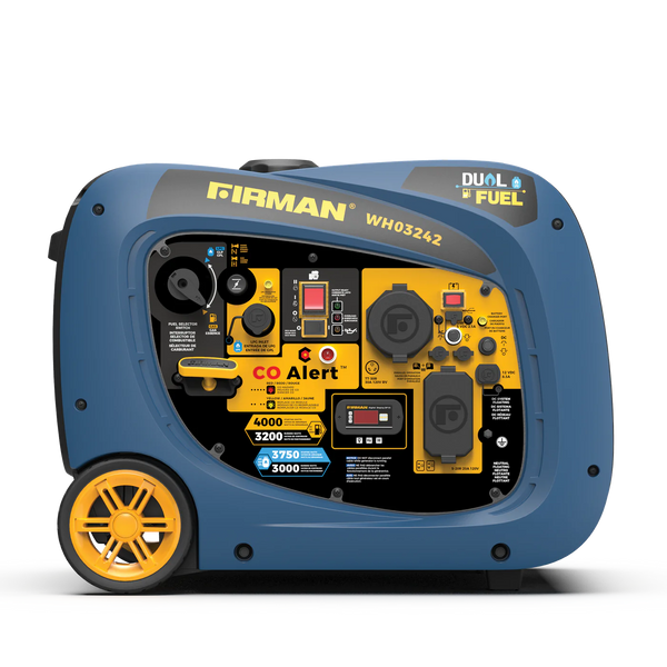 Firman WH03242 Dual Fuel Gas Propane Inverter Generator 3200W/4000W 30 ...