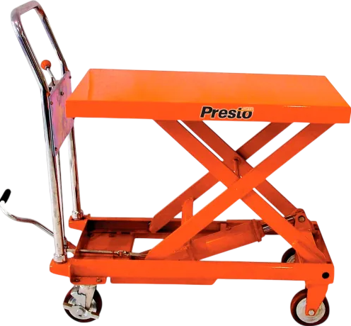 Presto Lifts Scissor Lift Table 20" x 32" Manual Foot Pump 600 Lb Capa ...