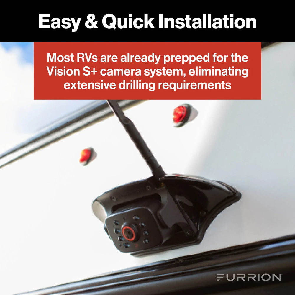 Furrion Vision S+ RV Observation System with Sharkfin Camera 7" Monito ...