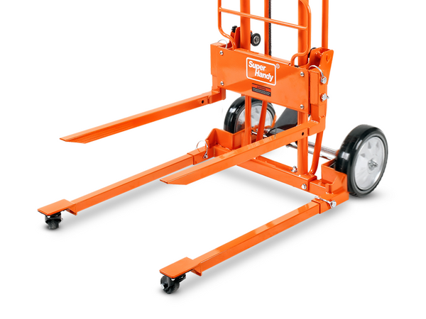 Super Handy Manual Stacker 330 lbs 40" Max Lift with a Flat Bed GUO129 ...