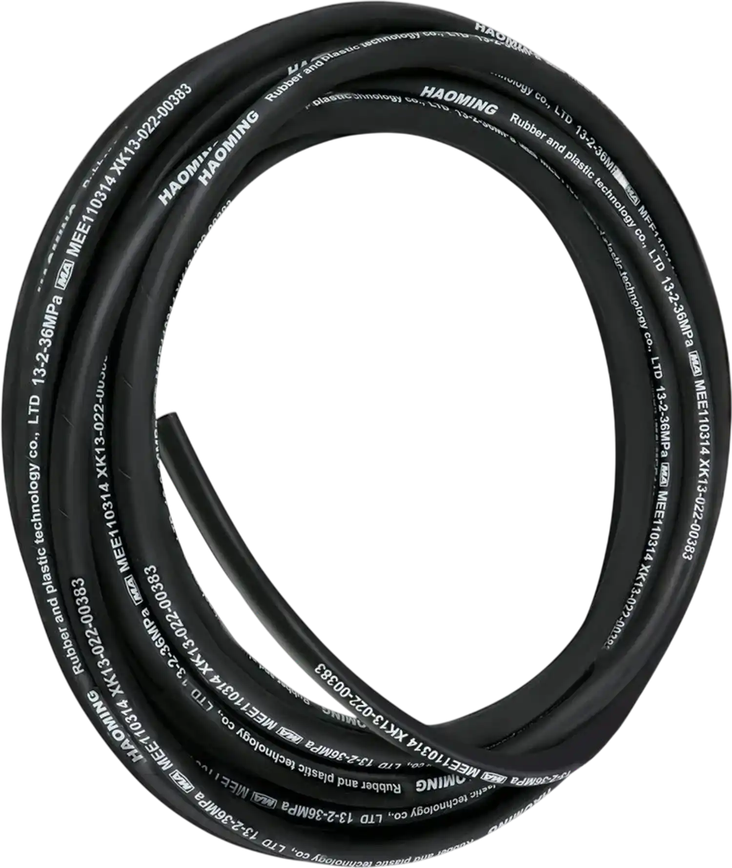 Vevor Hydraulic Hose 50' 1/2" ID 5000 PSI Rubber Oil Flexible Hose New ...